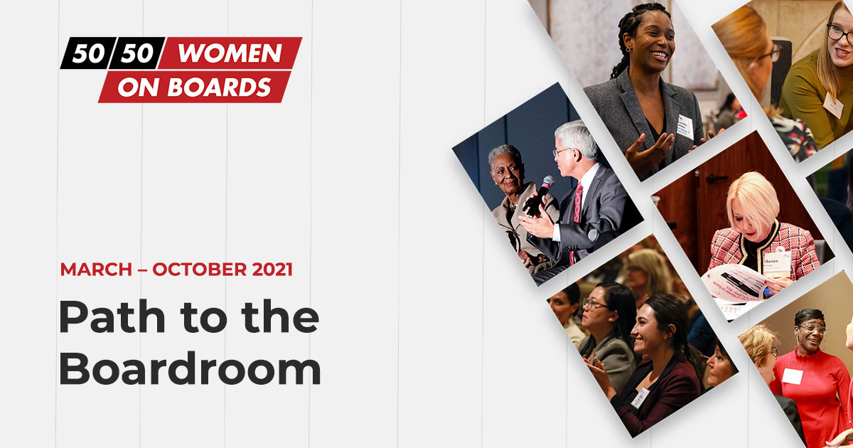 Path to the Boardroom - 50/50 Women on Boards
